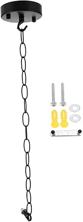 KONTONTY 1 Set Lamp Ceiling Hanging Chain Heavy Duty Hooks for Hanging ...