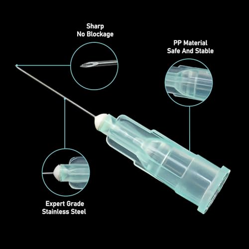 Snapklik.com : 32 Gauge 1/2 Inch Needlr Luer Lock Dispensing Accessories