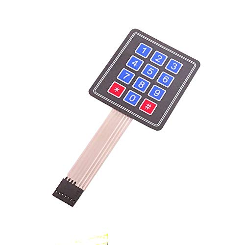 4x3 Matrix Array 12 Key Membrane Switch Keypad Keyboard 34 Control Panel Microprocessor Keyboard ...