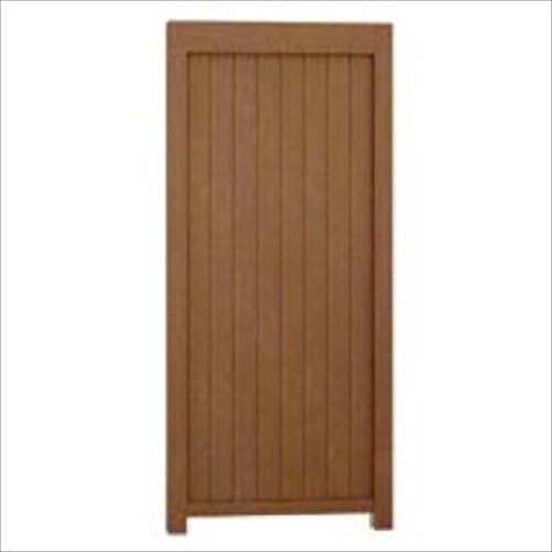 Amazon | LIXIL TOEX Gスクリーン 板塀タイプ 基本本体 H24 W10 【リクシル】 【アルミフェンス 柵】 木調カラー 柿渋 | フェンス・垣