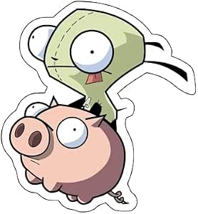Amazon.com: Gir from Invader Zim Sticker UV Decal Water Resistance Car ...