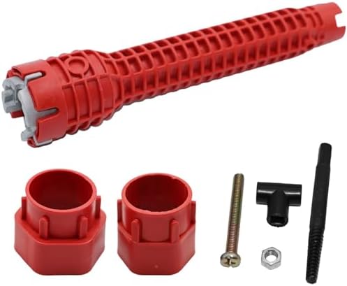 Amazon.co.jp: EsiFare 1個 8 in 1 の適応性 水栓スパナ 多機能シンクレンチ 水道 レンチ 水栓レンチ 省力設計 ...