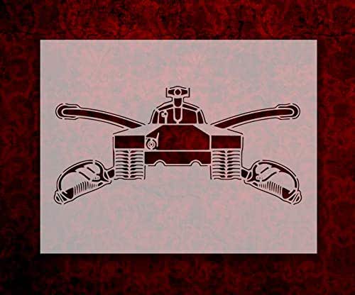 Amazon.com: United States US Army Armor Branch Insignia Stencil ...