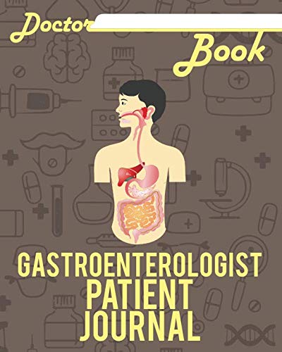 Doctor book - Gastroenterologist patient journal: 200 cream pages with ...