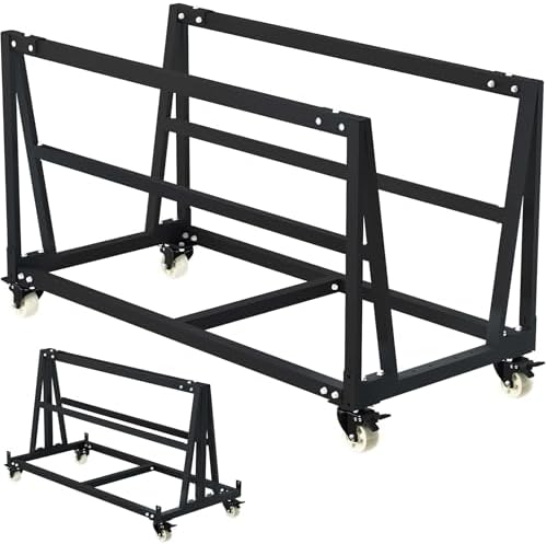 Amazon.com: APARECIUM Heavy Duty Panel Cart, Steel Panel Truck Cart ...