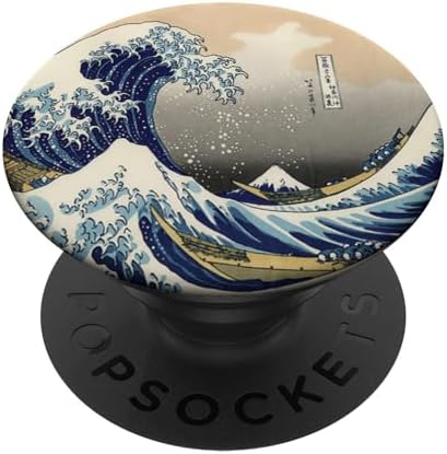 Amazon.com: Japanese Kanagawa Great Wave Japan PopSockets PopGrip ...