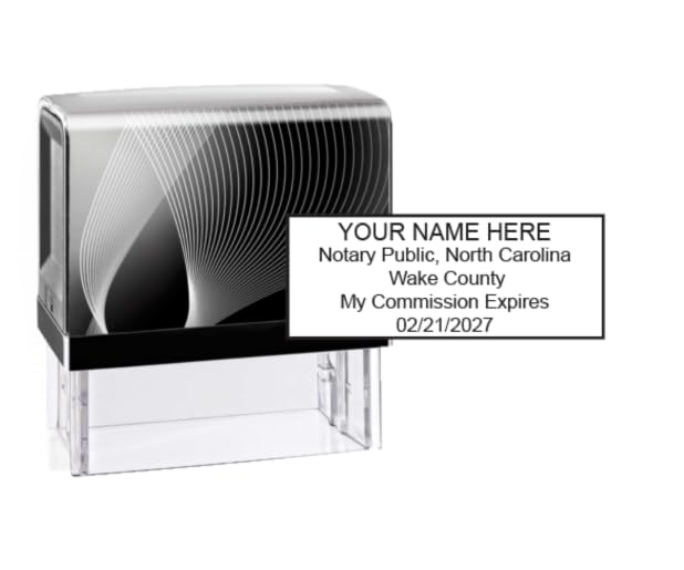 Amazon.com : Hubco Printer 40 Self Inking Notary Stamp - North Carolina ...
