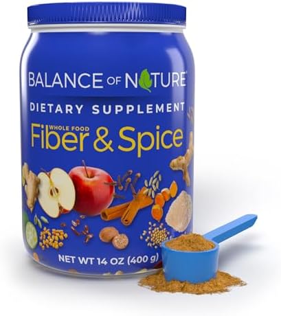 Amazon.com: Balance of Nature Fiber & Spice - Psyllium Husk, Flax Seed ...