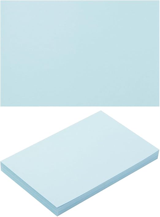 Amazon.com : 50 Sheets Blank Cardstock Paper 250 GSM Thick Heavy Cards ...