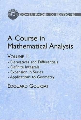 Amazon.com: A Course in Mathematical Analysis Volume 1: Derivatives and ...