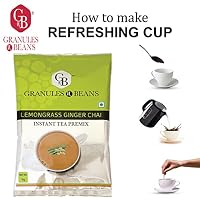 Granules n Beans Lemongrass Ginger Instant Tea Premix - 1kg : Amazon.in ...