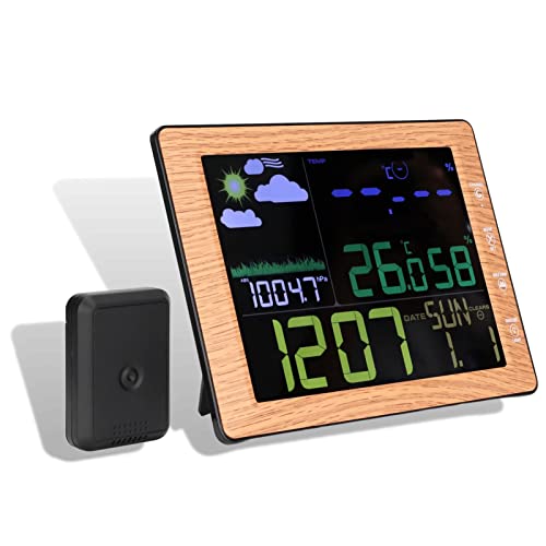 Digital Wireless Weather Station WiFi Color Screen Weather Monitor ...