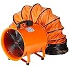 VEVOR Air Mover Blower Fan 12 Inch, 3198CFM 585W with 16.4ft Flexible ...
