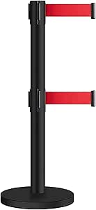 Amazon.com: TIST Warning/Crowd Control Safety Pillar Railing Post ...