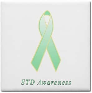 Amazon.com: STD Awareness Ribbon Tile Trivet: Home & Kitchen