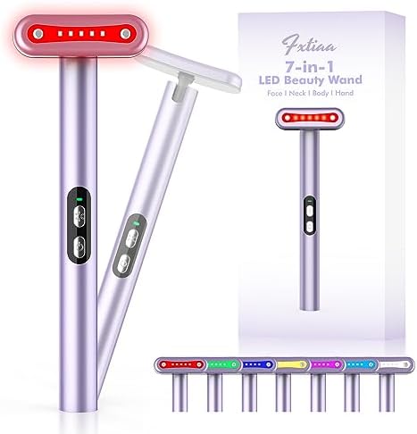 Amazon.com: Fxtiaa Light-Therapy-Wand, Red Light Therapy for Face and ...