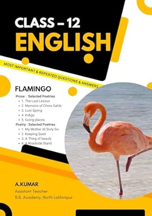 Class – 12 English (Flamingo) | MOST IMPORTANT QUESTIONS & ANSWERS ...