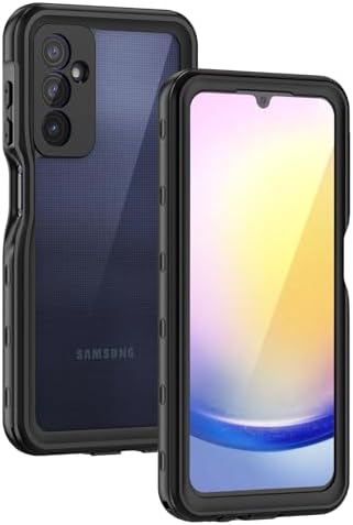 CENHUFO Samsung A25 5G Case, with Built-in Screen Protector, 360° Full Body Cover Heavy Duty ...