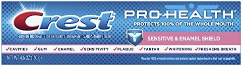 Amazon.com : Crest Pro-Health Sensitive & Enamel Shield Toothpaste, 4.6 ...
