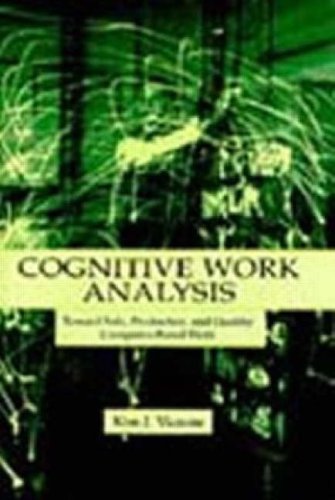 Cognitive Work Analysis: Toward Safe, Productive, and Healthy Computer ...