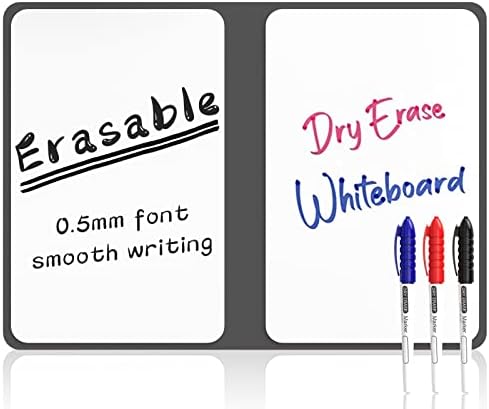 Amazon.com : HOMESTEC Whiteboard Notebook, Portable Dry Erase White ...