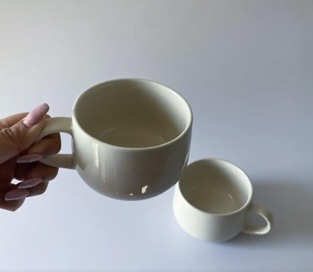 Buy Classic Cream Color Cups Set of 2 Online at Low Prices in India ...