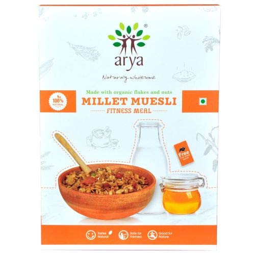 Arya Farm Arya Certified Organic Millet Muesli, 300 g : Amazon.in ...