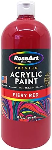 Amazon.com: 32oz. Red Acrylic Paint by Craft Smart - Fast Drying Paint ...