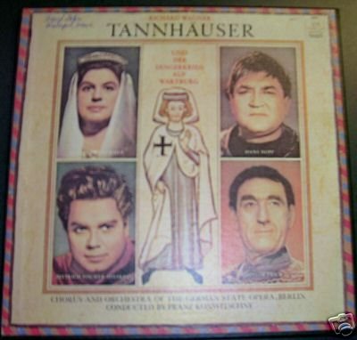 Amazon.com: 4 LP Set RICHARD WAGNER's "Tannhauser" Opera in 3 Acts: CDs ...