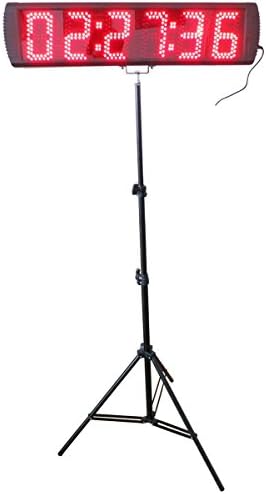 Amazon.com: Hanchen 6'' Digits LED Race Timing Clock Double Sided LED ...