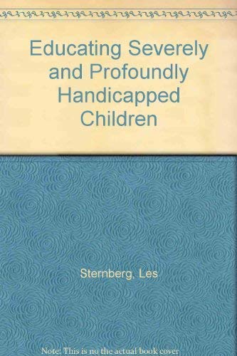 Buy Educating Severely and Profoundly Handicapped Children Book Online ...