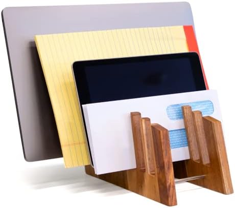 Amazon.com: Workwood File Folder Desk Organizer | Vertical Laptop Stand ...