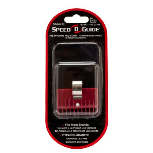 Universal Clipper Red Comb Attachment 1/32' No #000 Speed O Guide ...