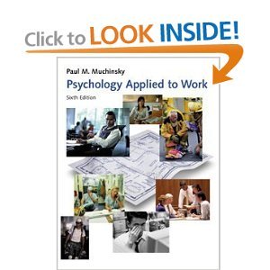 Psychology Applied to Work (6th Edition): unknown author: Amazon.com: Books