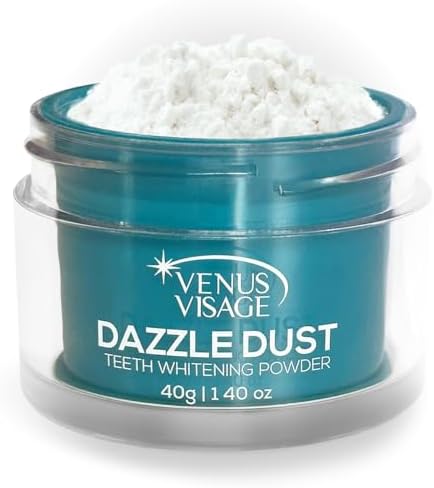 Amazon.com : Venus Visage Dazzle Dust Teeth Whitening Powder - Enamel ...