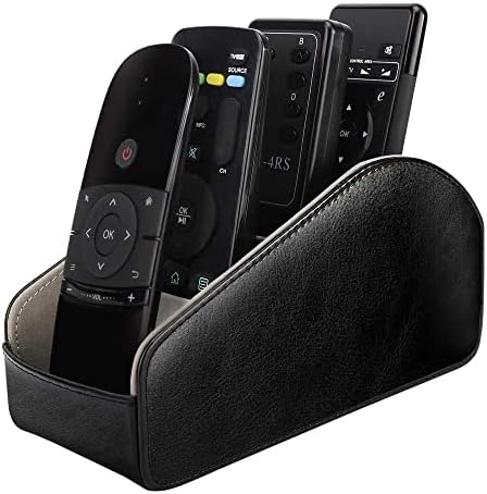 MoKo Remote Control Holder, Leather TV Remote Organizer Remote Caddy ...