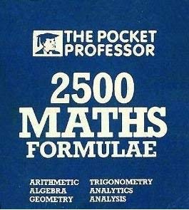 2500 Math Formulae (Pocket Professor): Amazon.co.uk: Alex Biddle ...
