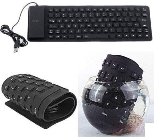 Amazon.in: Buy BLAPOXE Foldable Silicone Wired Silent Keyboard, 85-Key ...