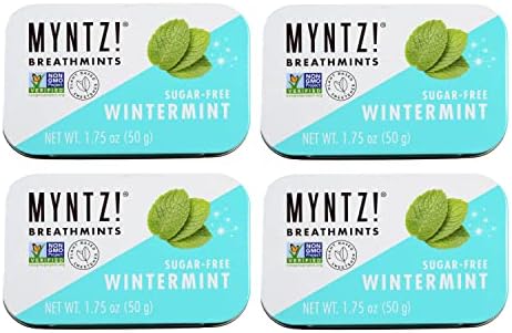 Amazon.com : Myntz Sugar Free Mints in a Tin | Wintermint 4 Pack ...
