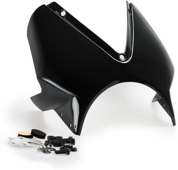 Amazon.com: Puig 1516N Black Vision Semi-Fairing for 8" Round Headlight ...