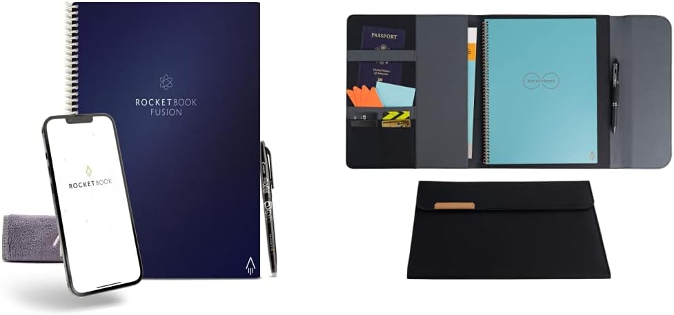 Rocketbook Capsule 2.0 Folio Cover for Core, Panda and Fusion ...