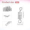 Amazon.com: 120PCS Barrel Clasps for Jewelry Making 4mm x 15mm Clasps ...