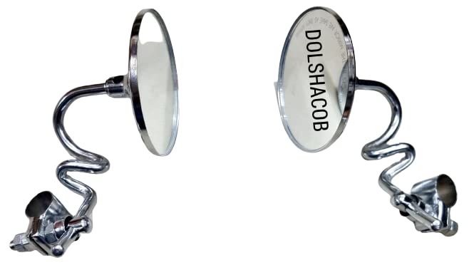 DOLSHACOB Mirror Full Chrome For Bullet Enfield Classic 350/… | Price ...