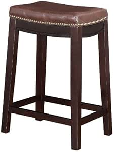 Amazon.com: Linon Allure Counter Stool : Home & Kitchen