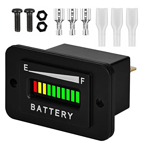 Amazon.com: Golf Cart LED Battery Indicator: YIDM 12V 24V 36V 48V Golf ...