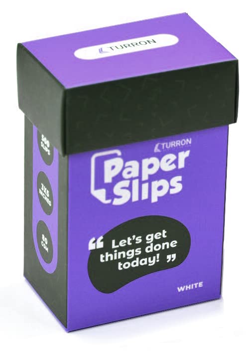 Turron Paper Slips 3x5 inches blank white 80GSM (Both Sides Ruled ...