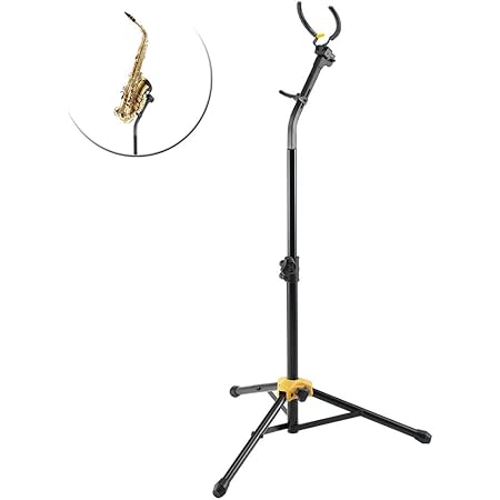 Amazon.com: Hercules DS730B Auto Grip Alto/Tenor Sax Stand : Musical ...