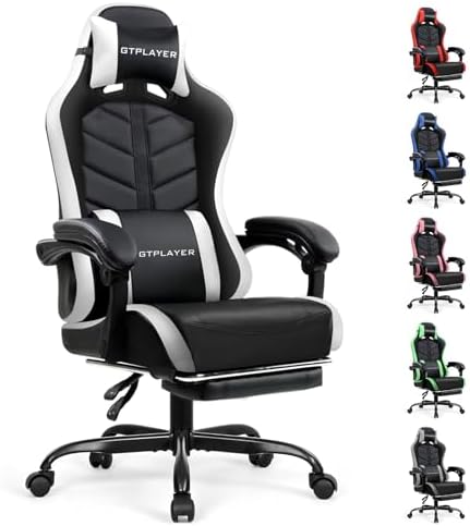 Amazon.com: GTRACING Gaming Chair,High Back Racing Computer Chair,Big ...