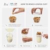 Amazon.com: Felli On the Go Yogurt Parfait Snack Cup with Lid 100% Leak ...
