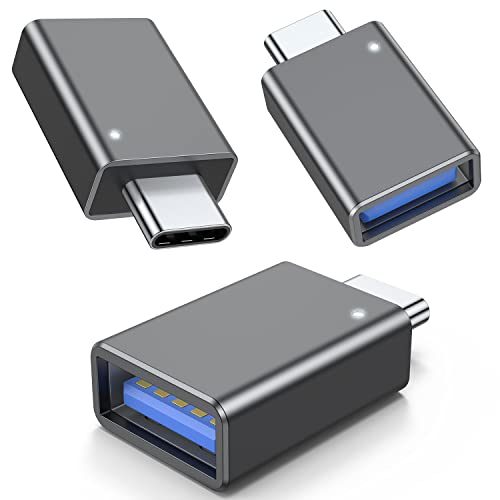 USB C to USB Adapter 3-Pack, Thunderbolt 3 to USB 3.0 OTG Adapter for ...